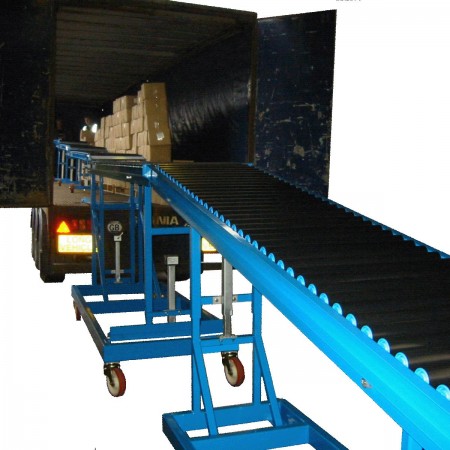 Flexible Expanding Roller Conveyor Tongue - Albion Handling Ltd